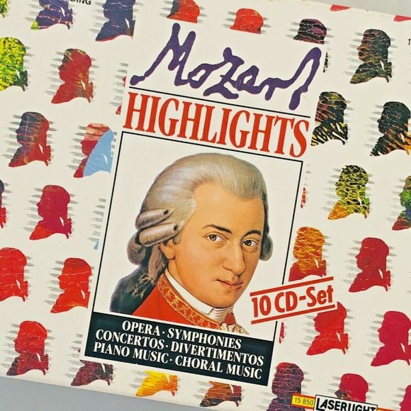 Source Unknown | Media | Nib Mozart Highlights Cd Box Set Sealed ...